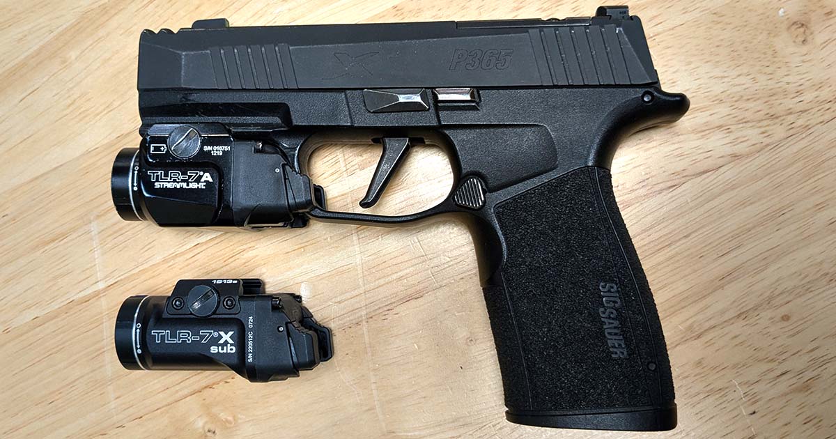 Streamlight TLR-7 vs. TLR-7 Sub for Sig Sauer P365 XMacro.